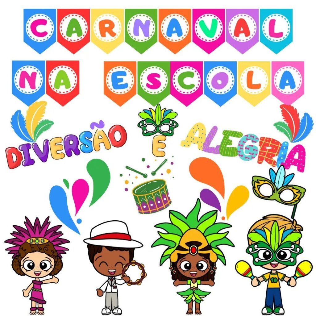 🎭 PAINEL – CARNAVAL NA ESCOLA 🎊 – Aula Criativa