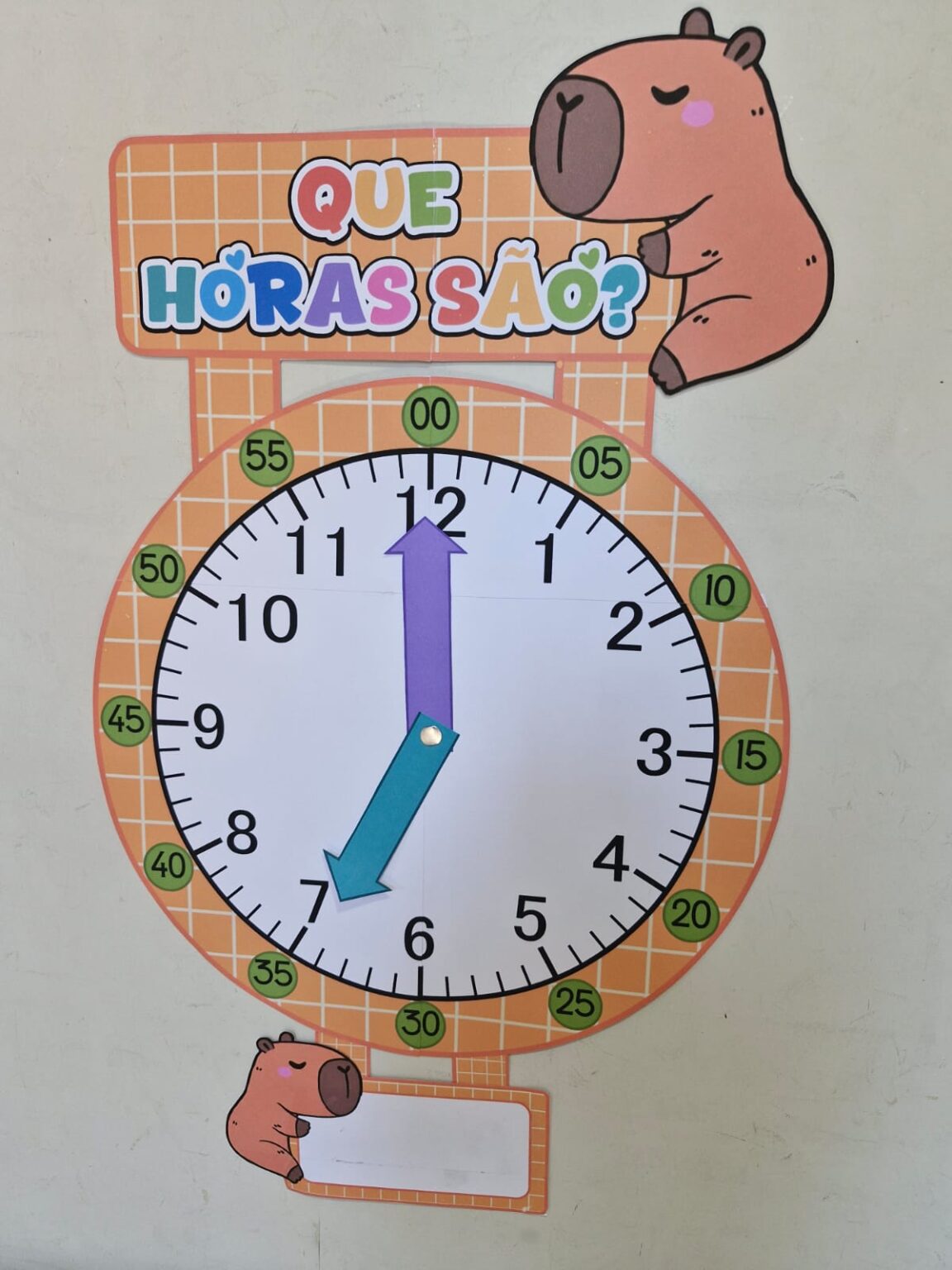 🕒 Relógio Interativo Pedagógico – Aula Criativa